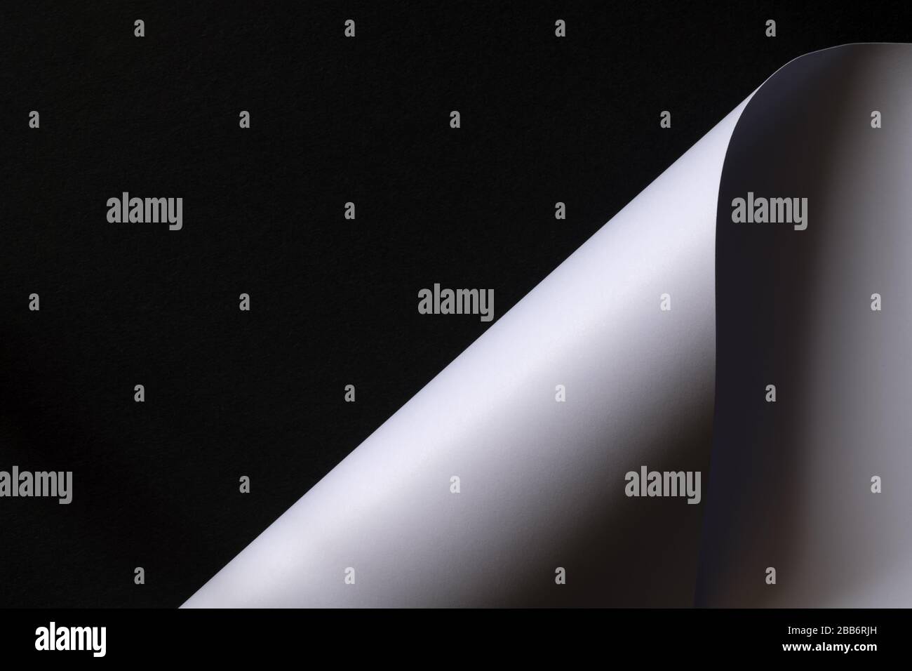 Curved paper hi-res stock photography and images - Alamy