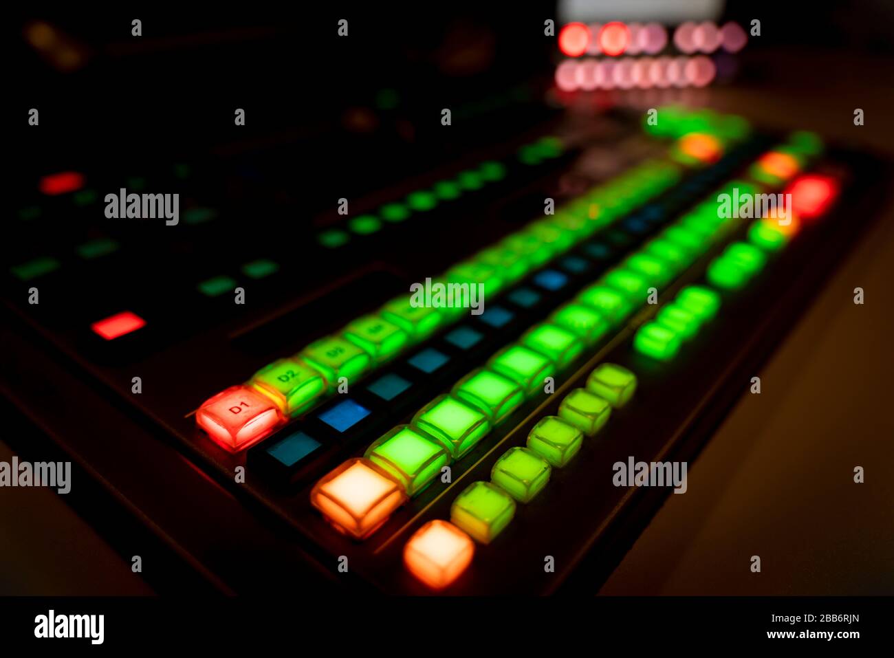 Tv broadcast control panel hi-res stock photography and images - Alamy