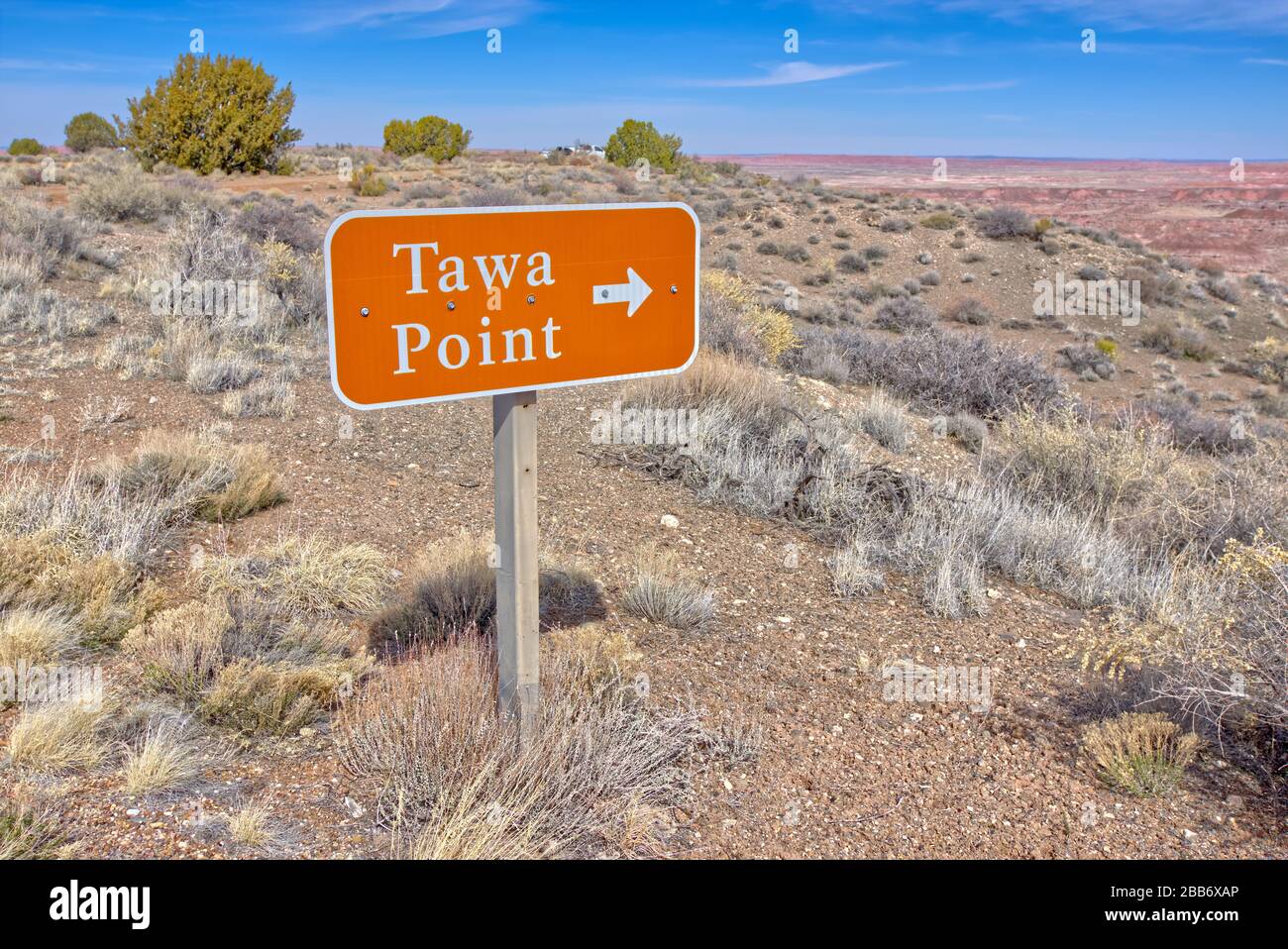 Petrified forest national park sign hi-res stock photography and images ...