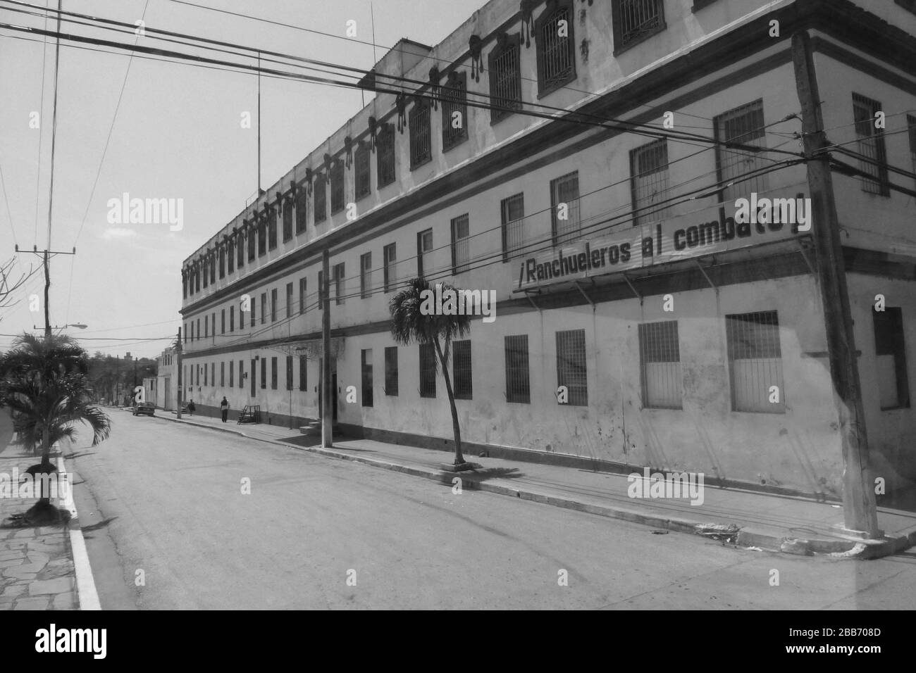 Cuba building Havana street old style colonial buildings sign signs ...