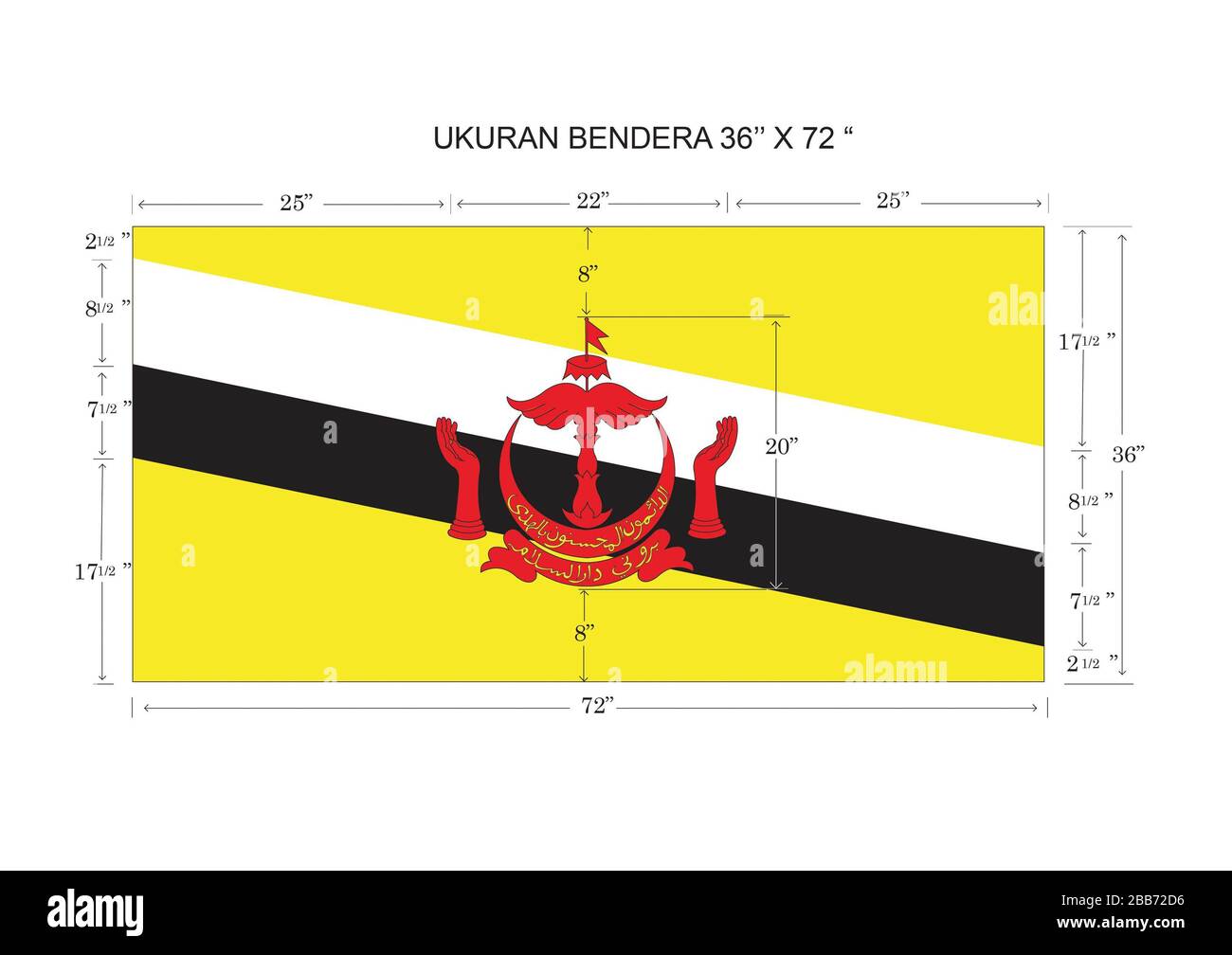 Brunei darussalam flag hi-res stock photography and images - Alamy
