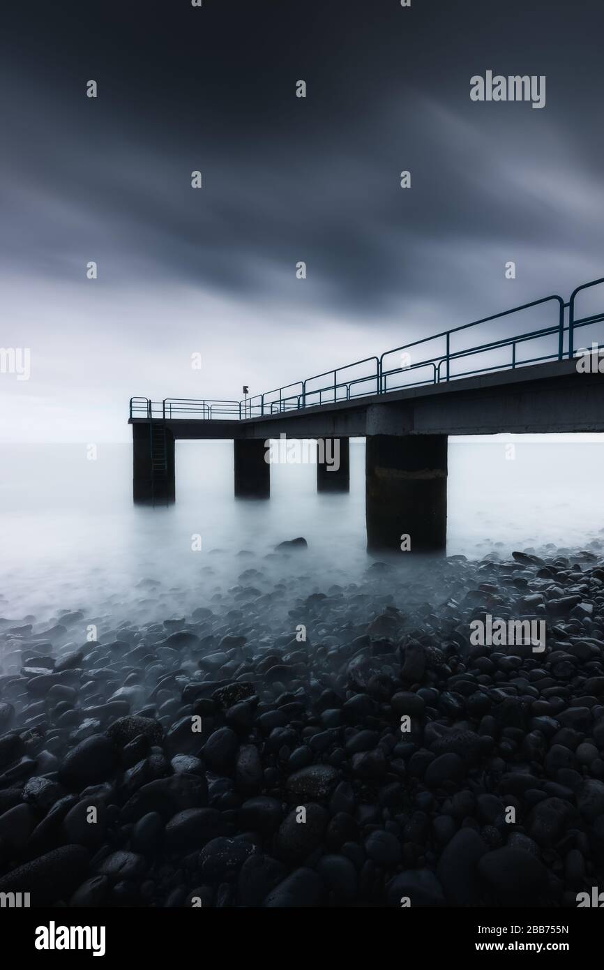 Santa Cruz Pier Stock Photo - Alamy