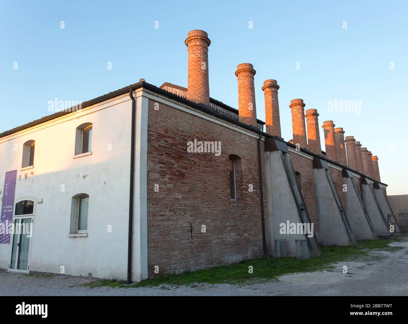Comacchio, Italy - December 28, 2019: eel museum in Comacchio Stock ...