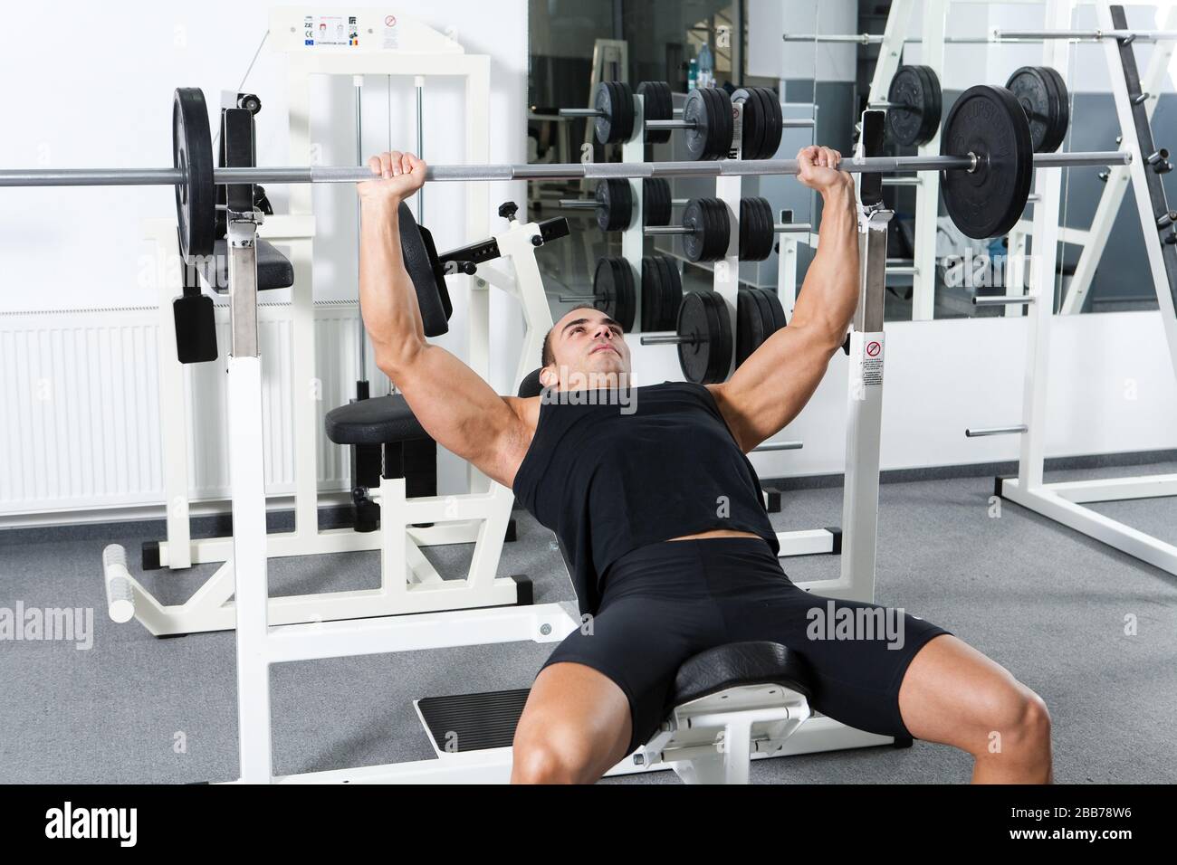 Man Pecs Gym High Resolution Stock Photography and Images - Alamy