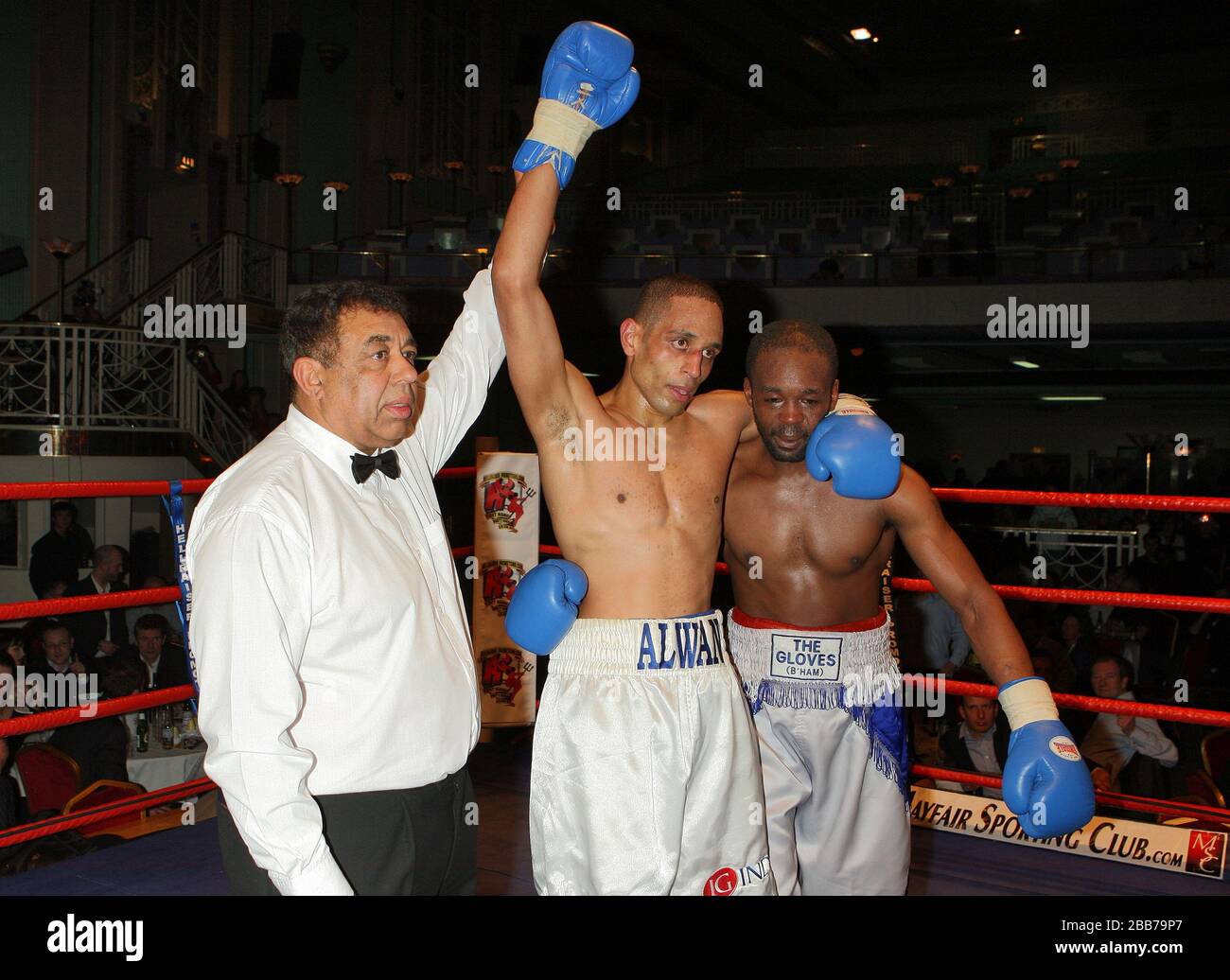 Wayne Alwan-Arab (Hackney, white shorts) defeats Jason Nesbitt ...