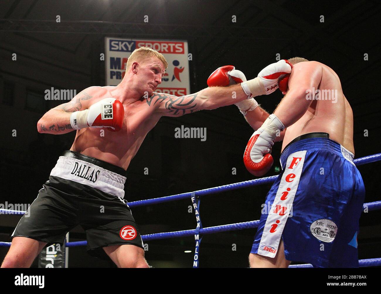 Tom Dallas (Chatham, black shorts) defeats Aleksandrs Selezens (Latvia ...