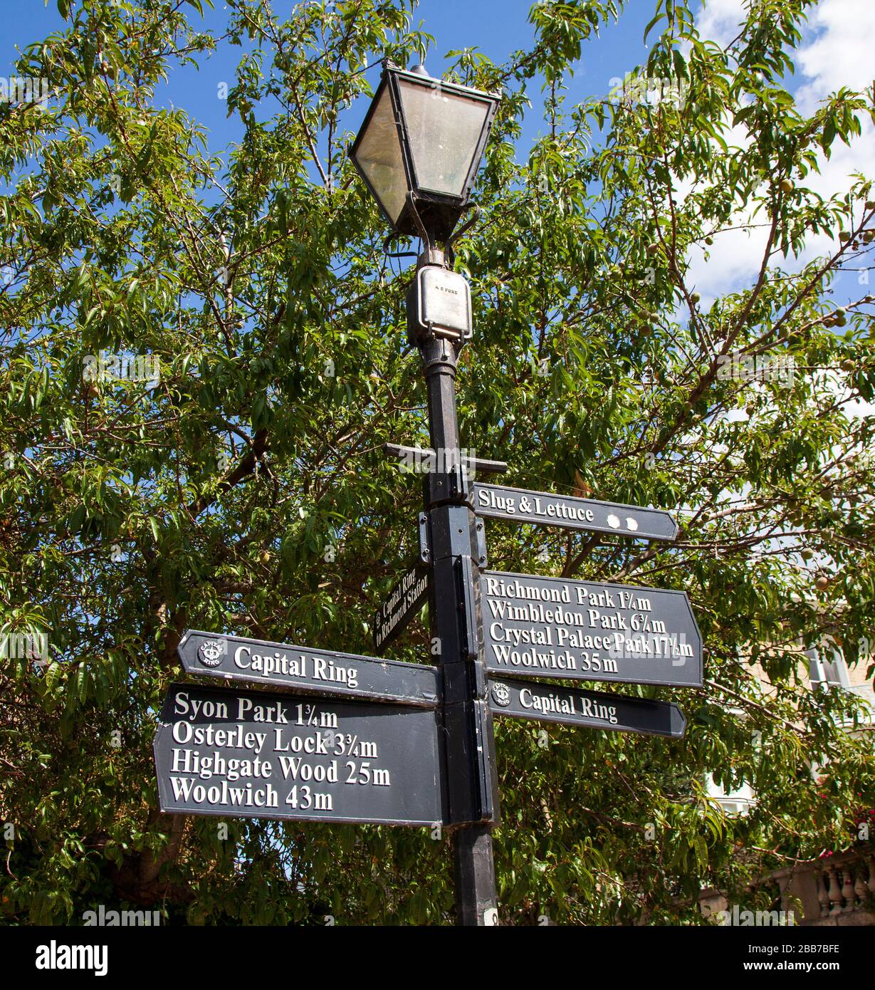 Signpost directions english hi-res stock photography and images - Alamy