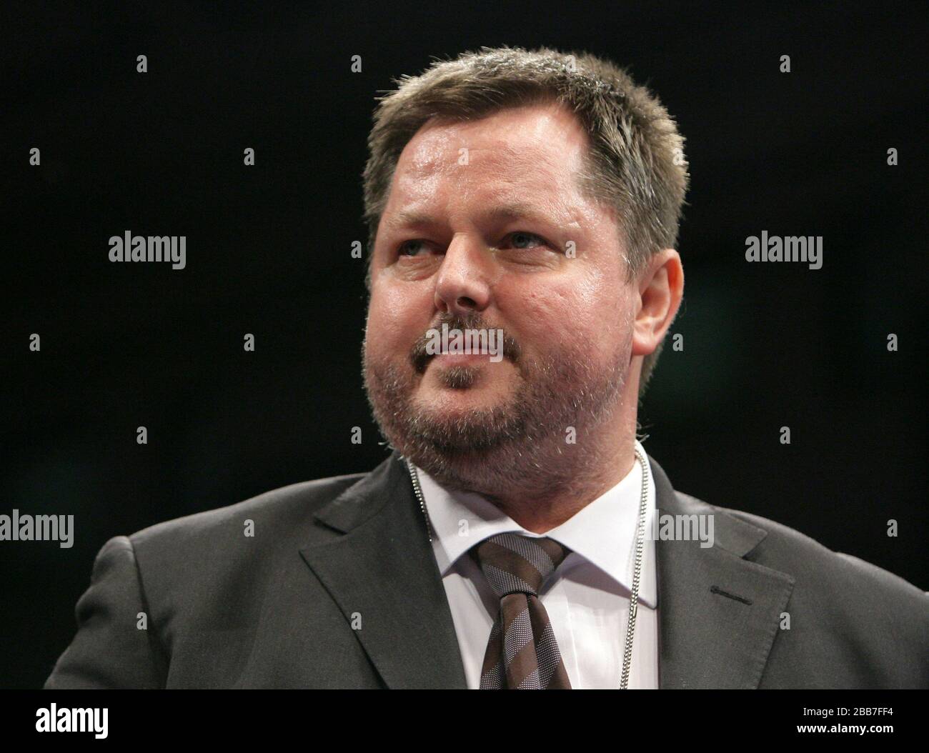 Boxing promoter Mick Hennessy pictured at his boxing show at York Hall ...