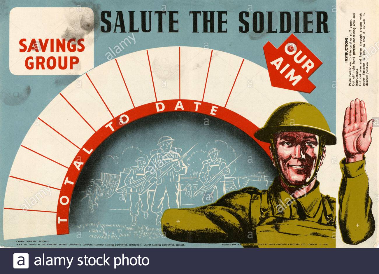 British World War 2 Public Information Propaganda poster Stock Photo ...