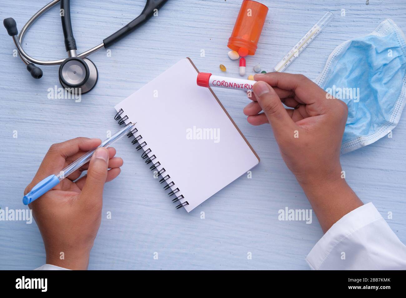 Closeup hand chemist drug hi-res stock photography and images - Alamy