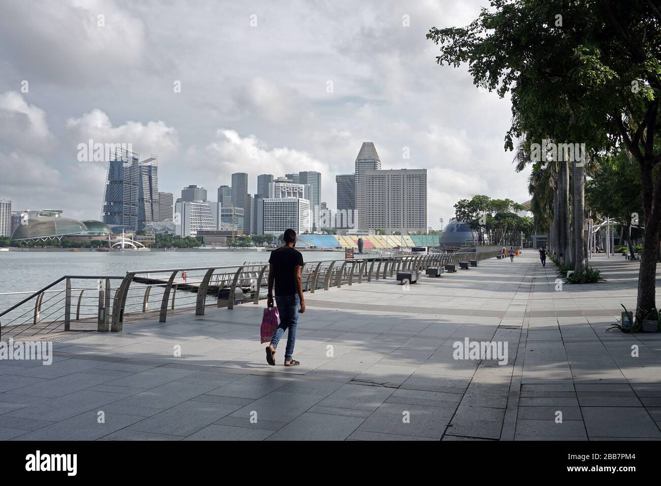 Singapore bay front Stock Photo - Alamy
