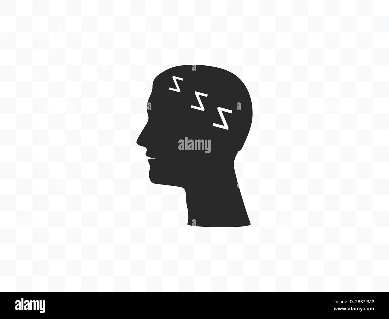 Fatigue, tiredness icon. Vector illustration, flat design Stock Vector ...