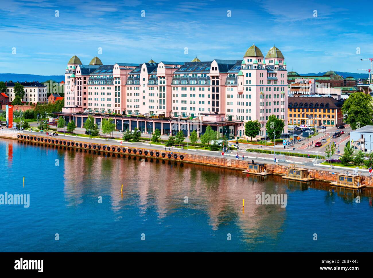 Oslo - June 2019, Norway: Building of "The Yellow Pages" (Gule Sider ...