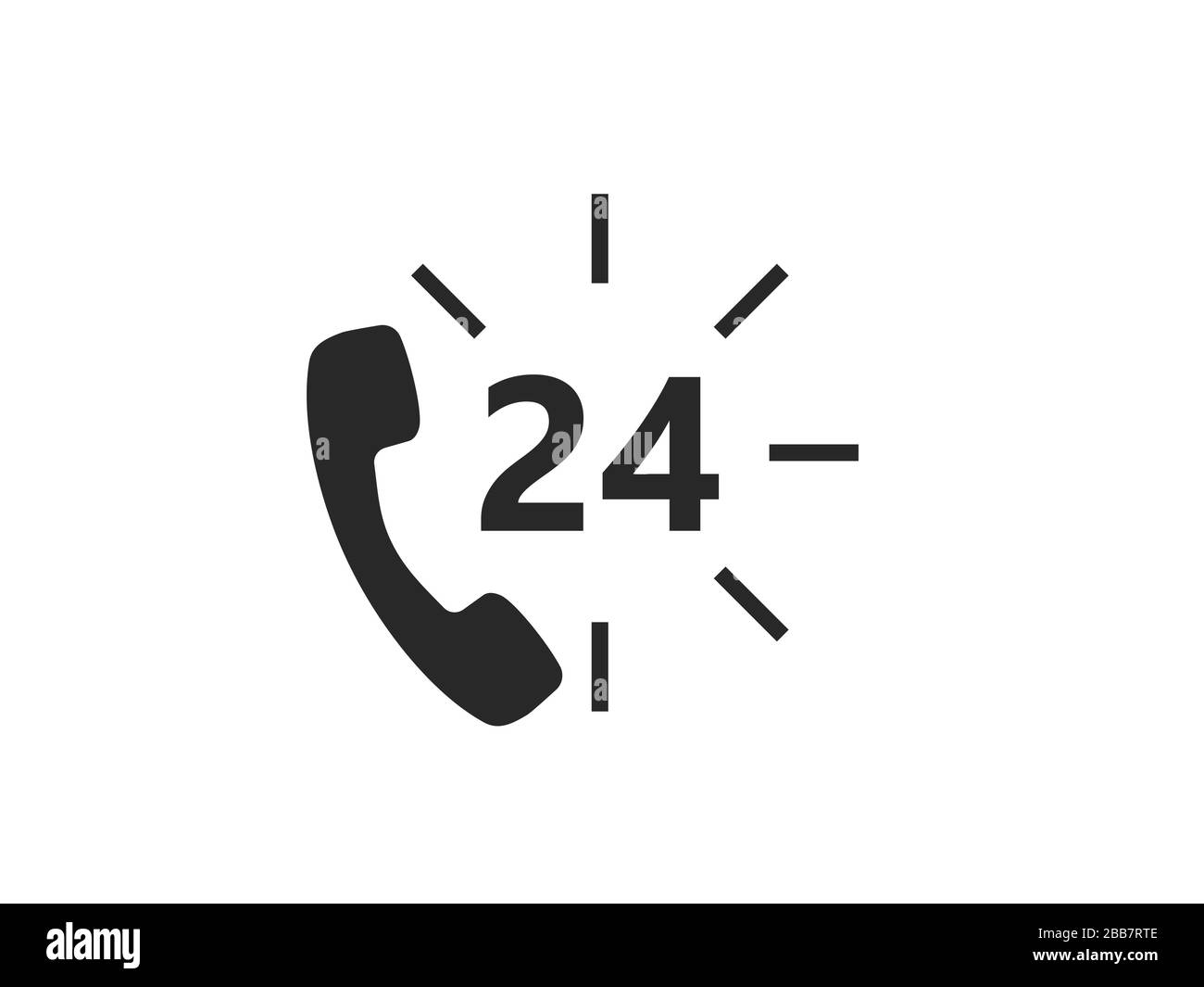 Emergency call icon. Vector illustration, flat design Stock Vector ...