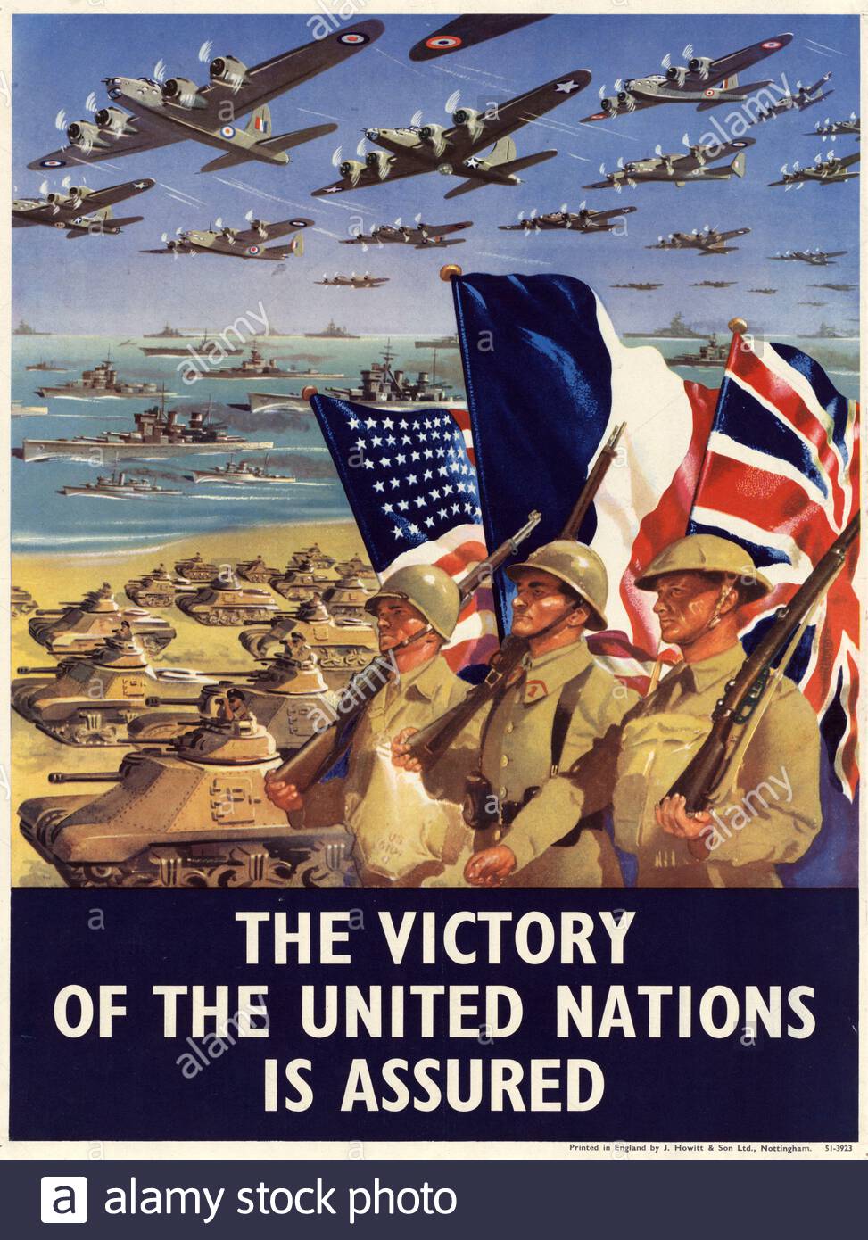 British World War 2 Public Information Propaganda poster Stock Photo ...