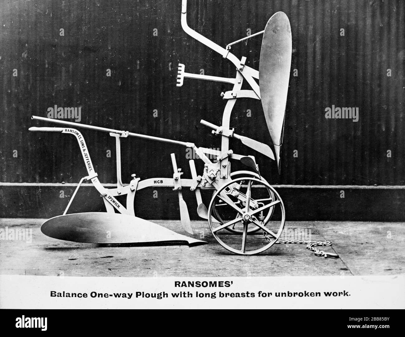 Balance plough Black and White Stock Photos & Images - Alamy