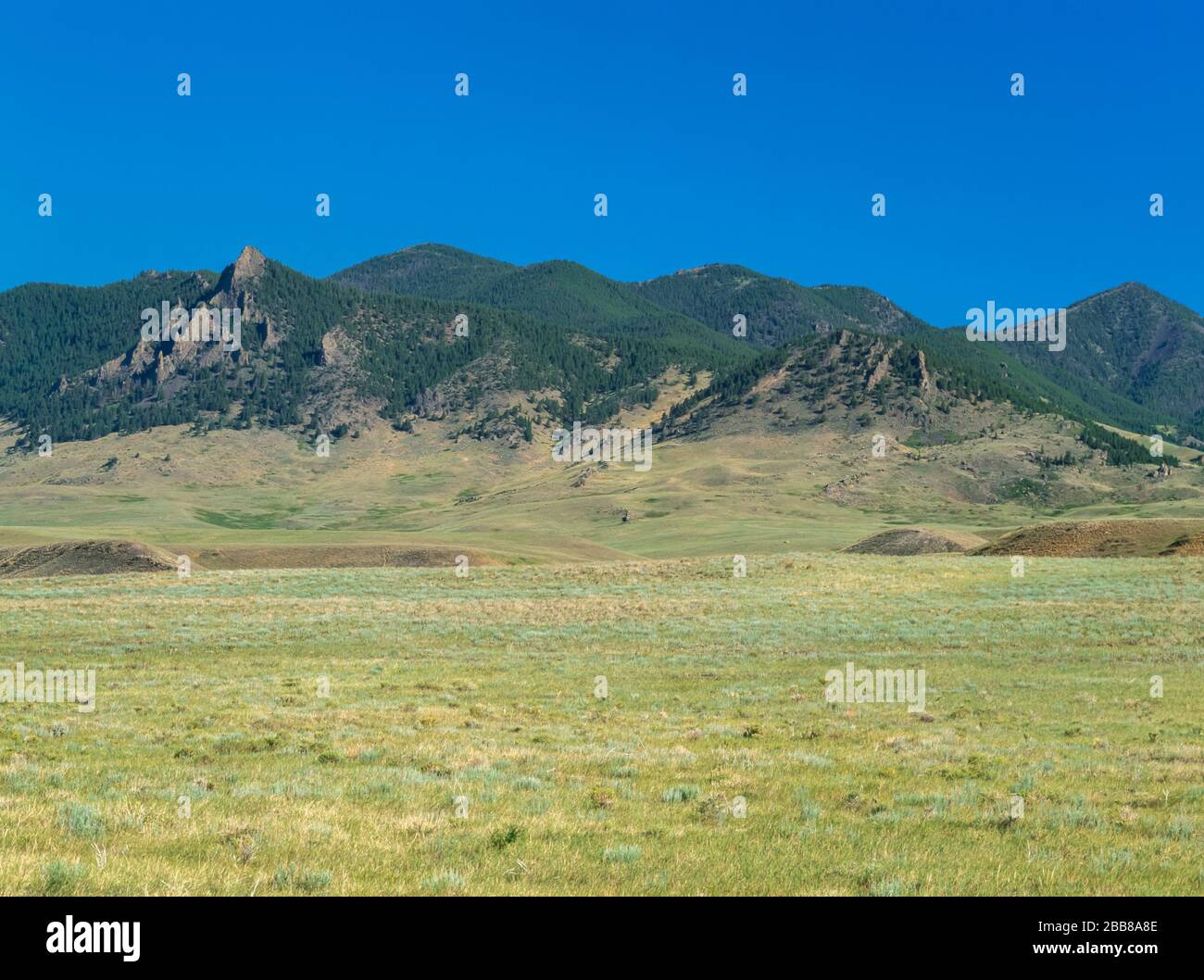 highwood mountains near geyser, montana Stock Photo - Alamy