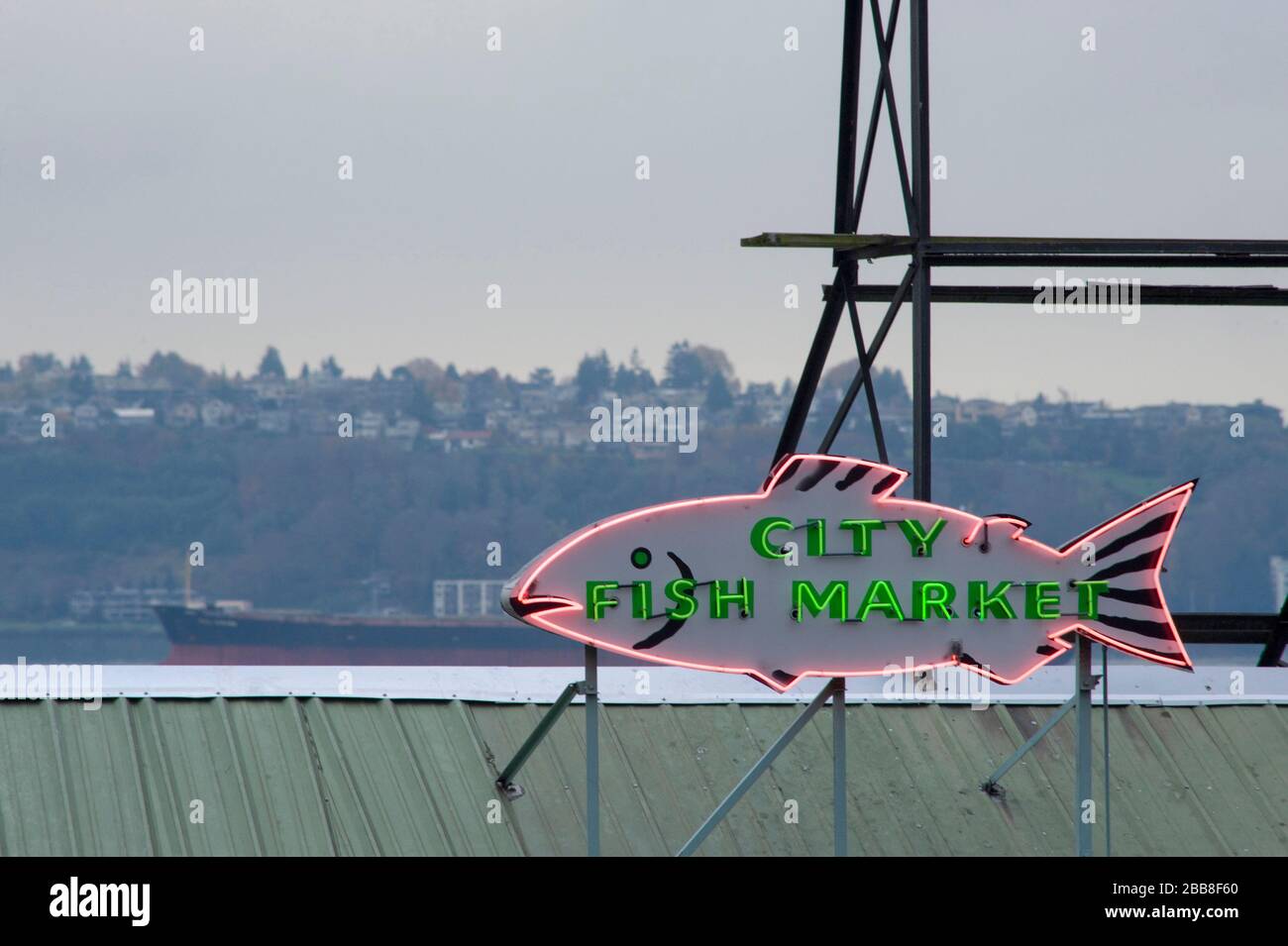 Trout neon sign hi-res stock photography and images - Alamy