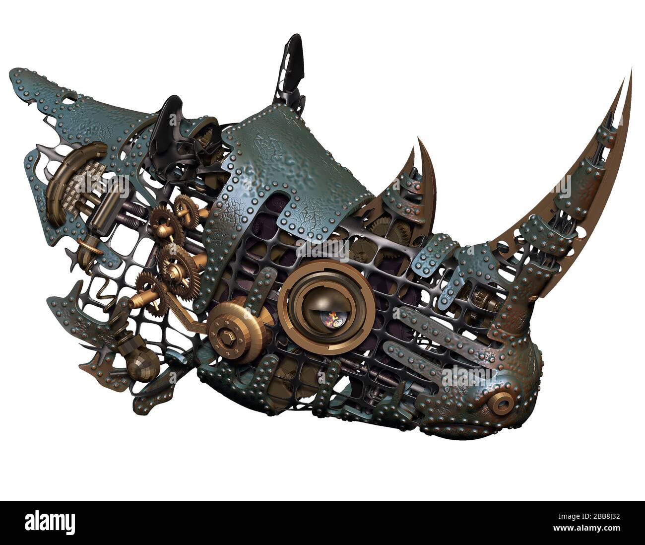 Rhino 3d Cut Out Stock Images & Pictures - Alamy