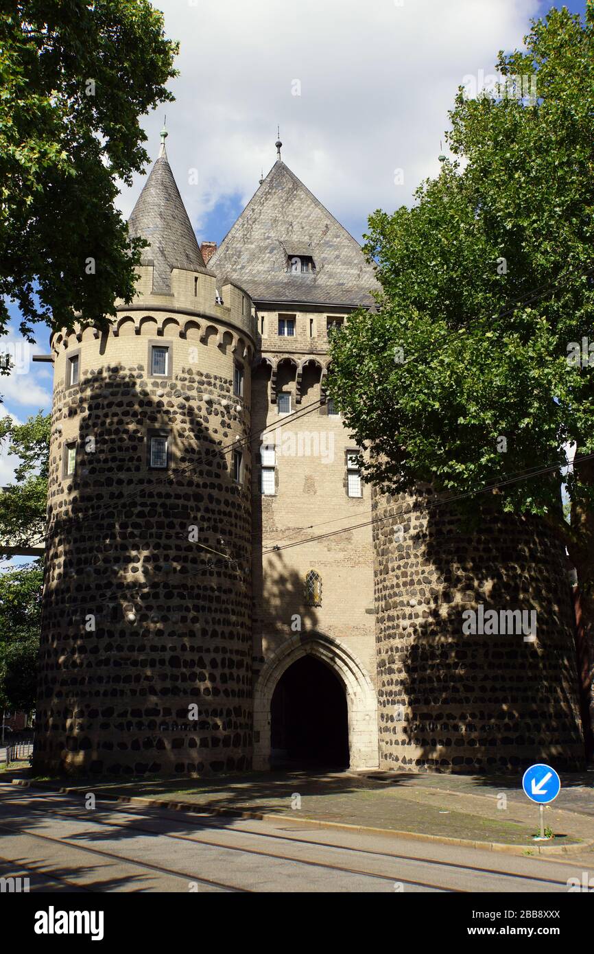 Obertor in der historischen Altstadt, Neuss, Nordrhein, Westfalen ...