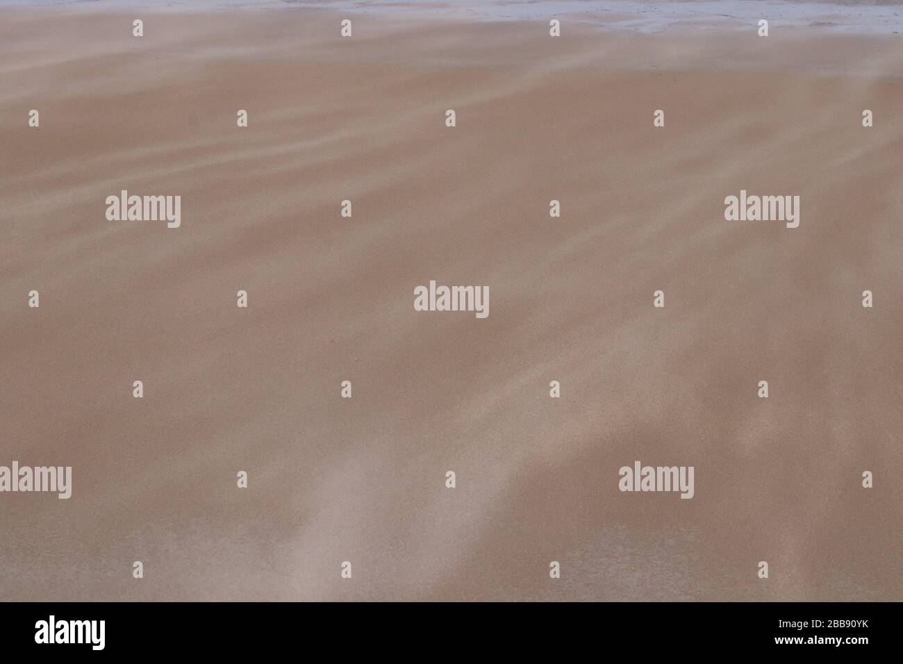 Wind-driven sand by sea Stock Photo - Alamy