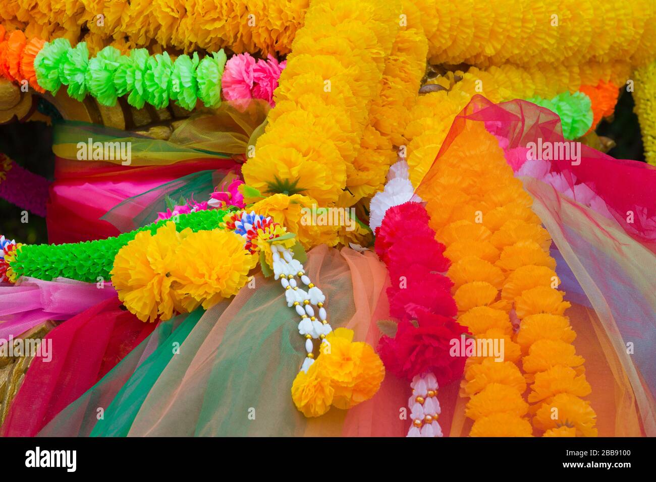 Buddhist shrine on Beach Road,Pattaya City,Thailand,Asia Stock Photo ...