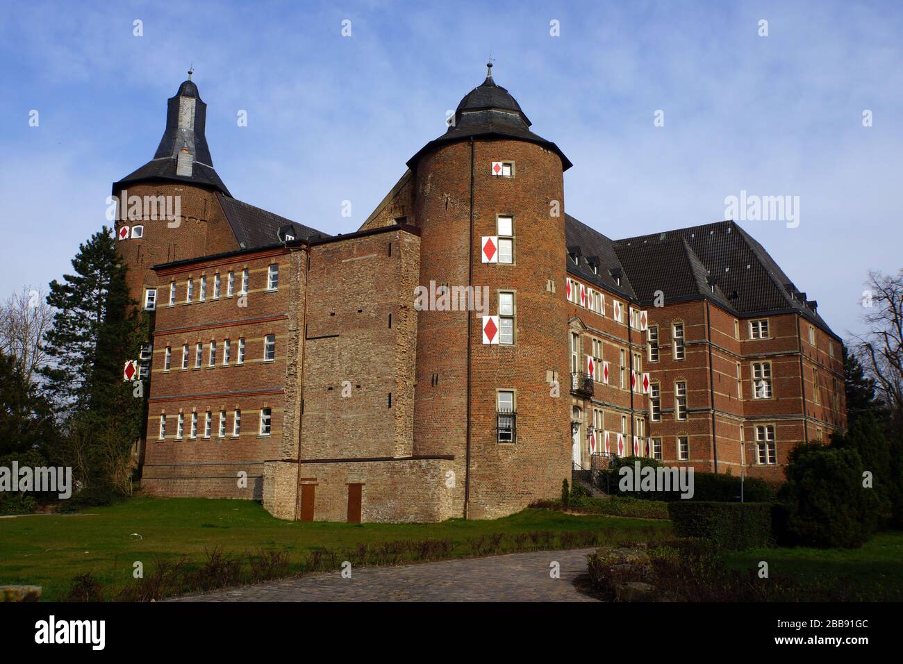 Schloss Bedburg, Nordrhein-Westfalen, Deutschland Stock Photo - Alamy