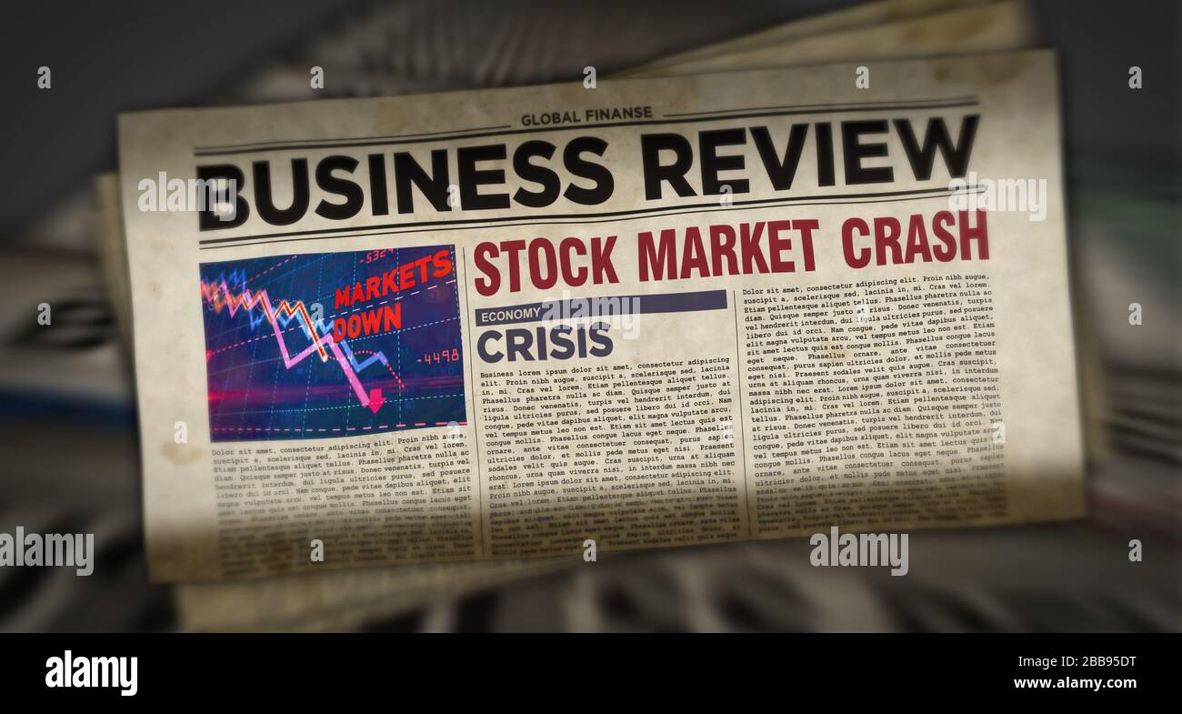 Stock Market Crash 2008 Newspaper