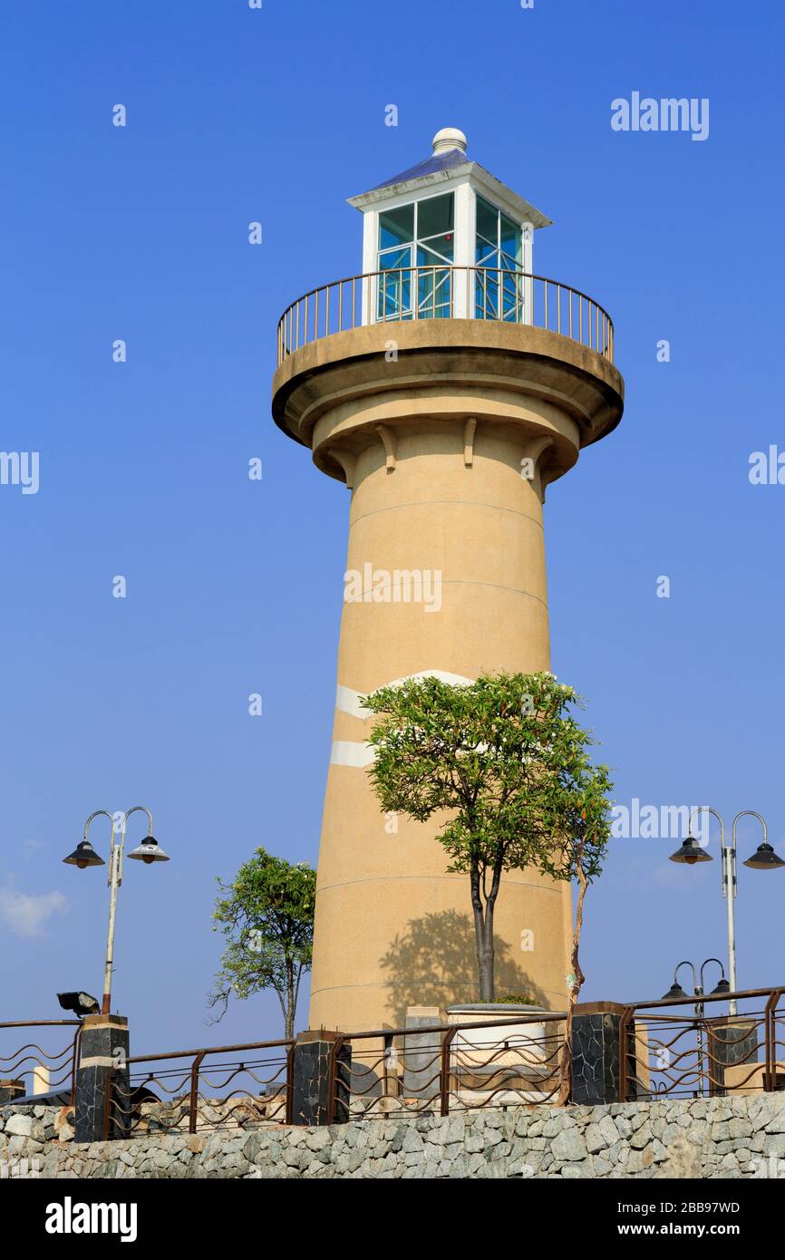 Marina lighthouse,Pattaya City,Thailand,Asia Stock Photo - Alamy