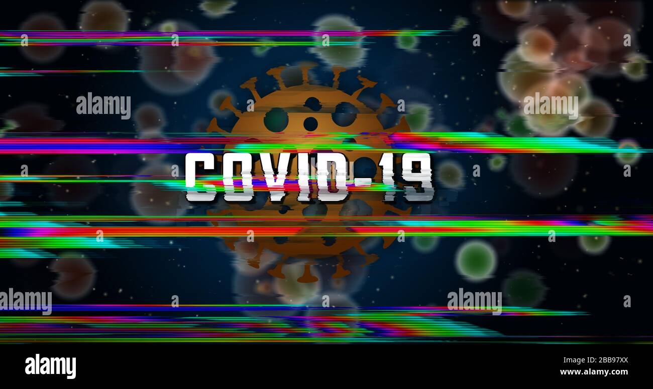 Covid-19 global pandemic alert. Epidemic alert symbols with cell in ...