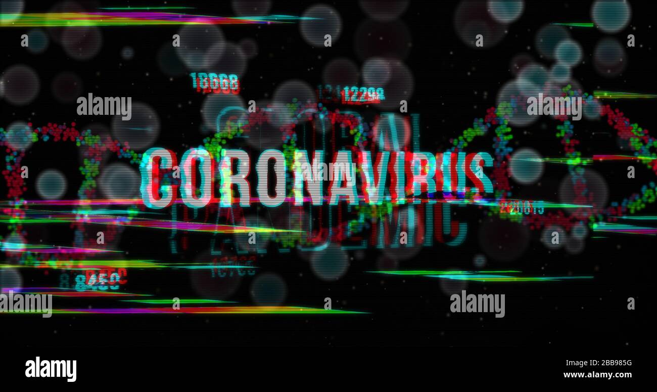 Covid-19 global pandemic with increase numbers. Epidemic alert with ...