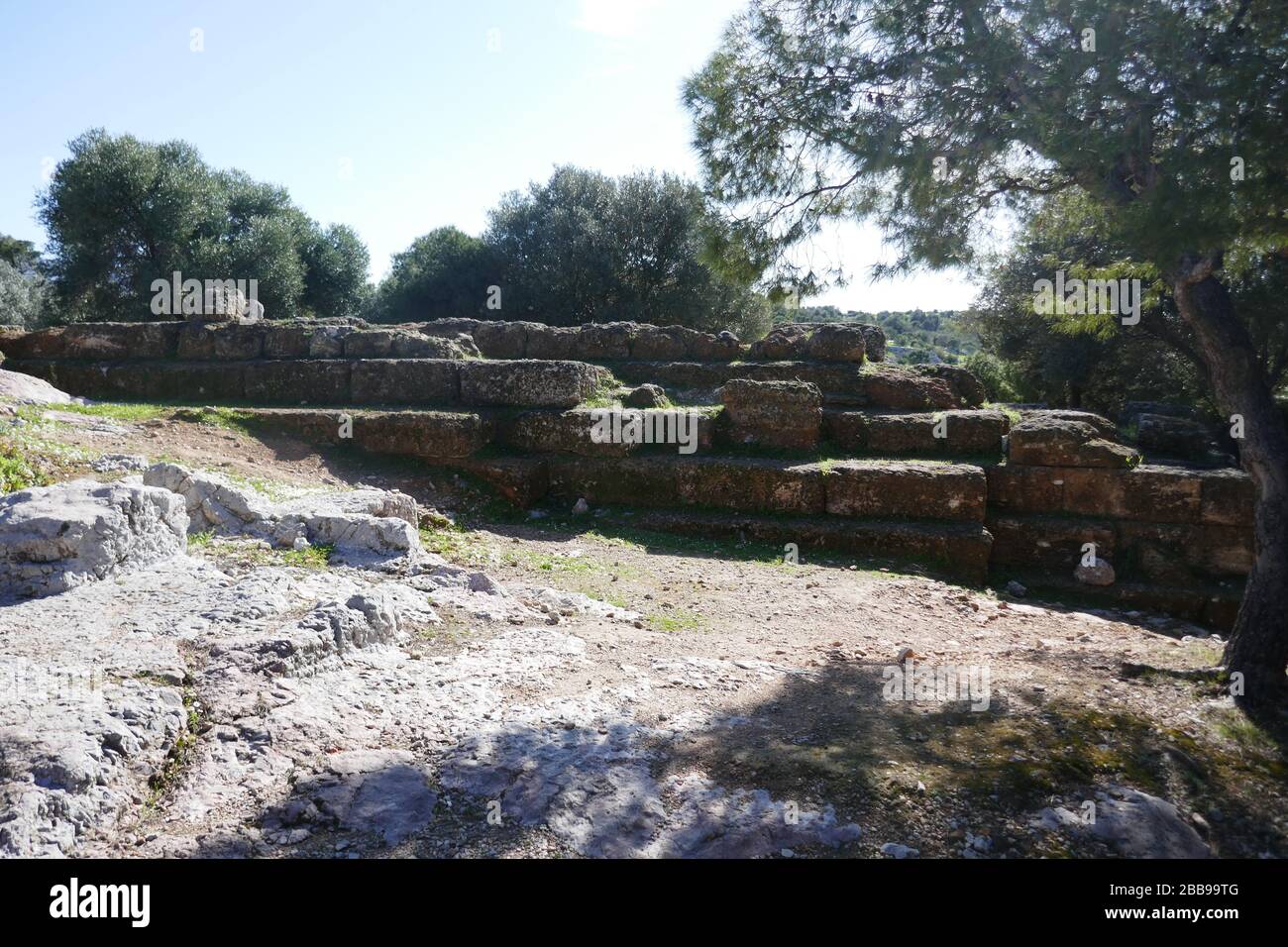 Pynx Hill Athens Stock Photo - Alamy