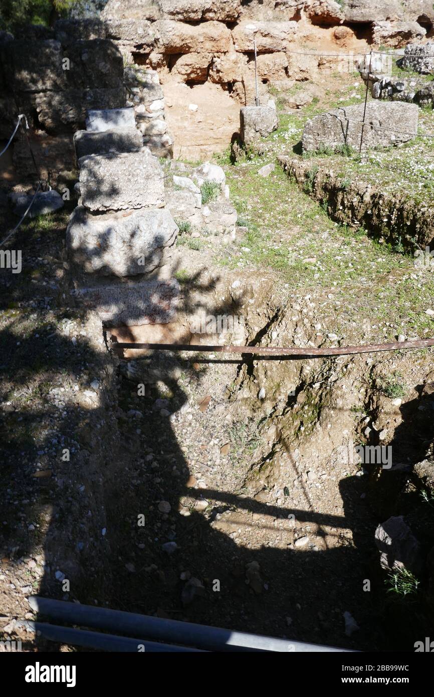 Pynx Hill Athens Stock Photo - Alamy