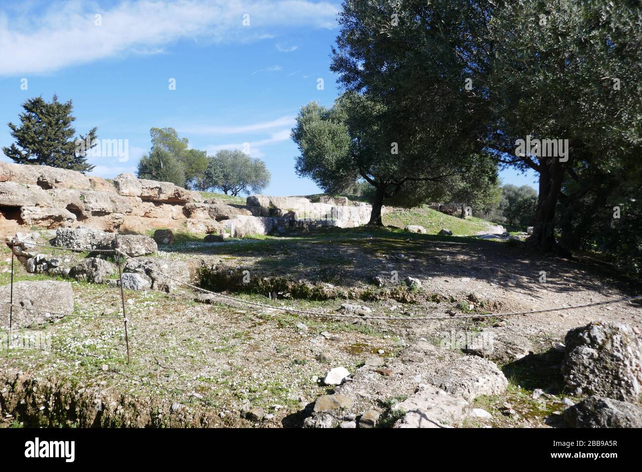 Pynx Hill Athens Stock Photo - Alamy