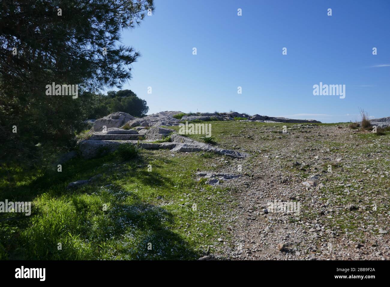 Pynx Hill Athens Stock Photo - Alamy