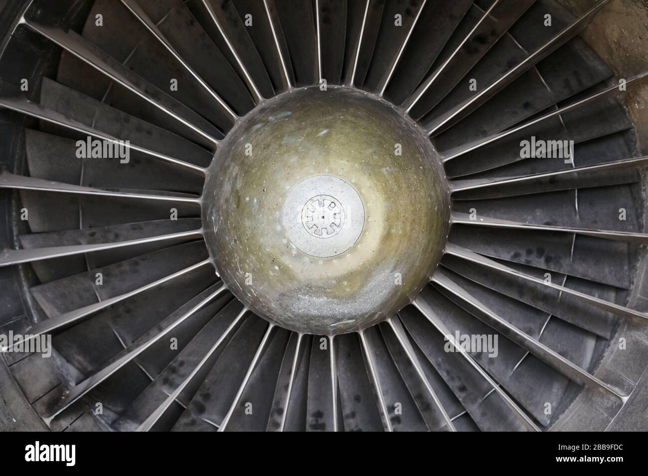 Old Jet Engine Closeup Stock Photo - Alamy