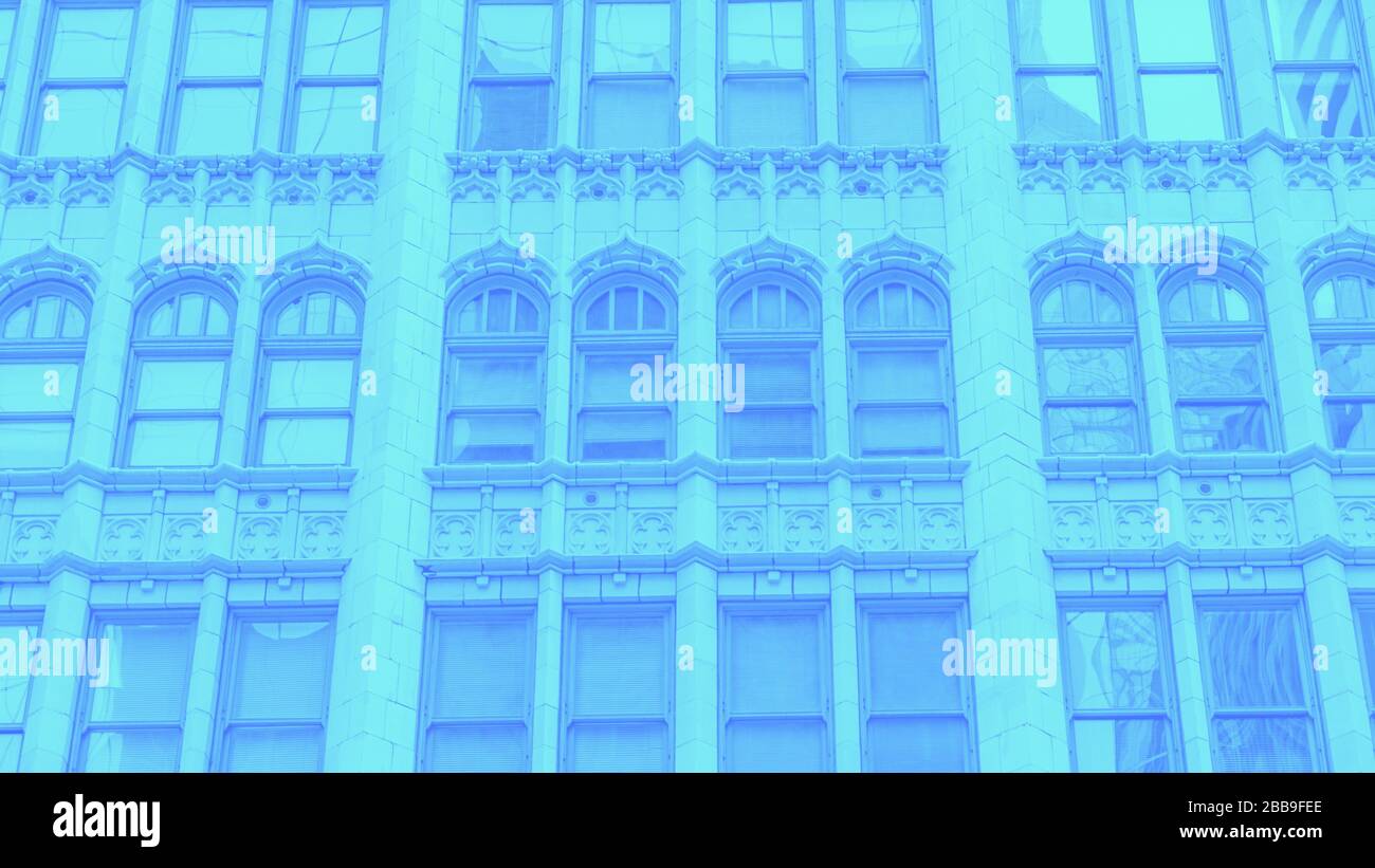 Beautiful windows. Details. Philadelphia city, state of Pennsylvania ...