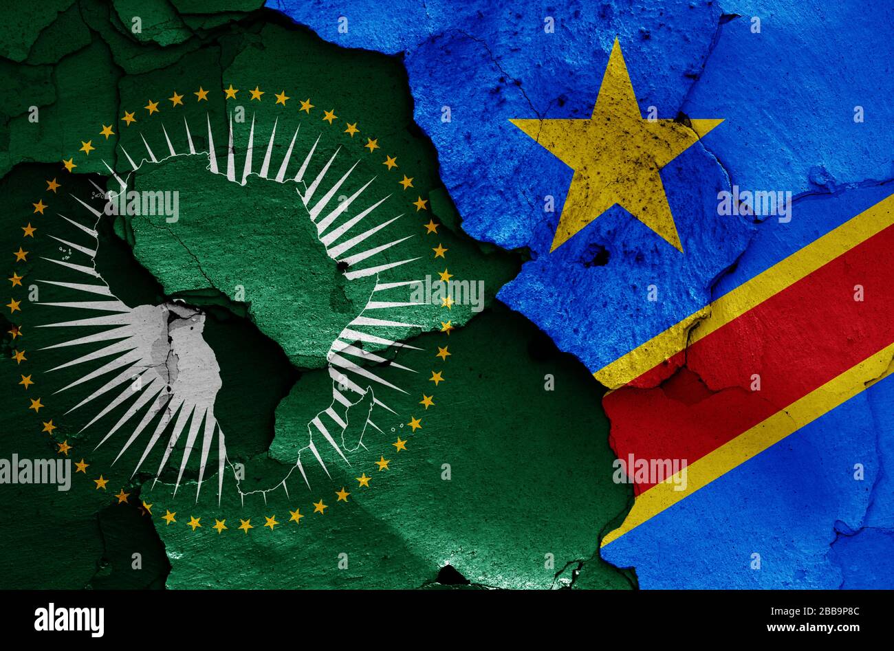 African union flag drc hi-res stock photography and images - Alamy