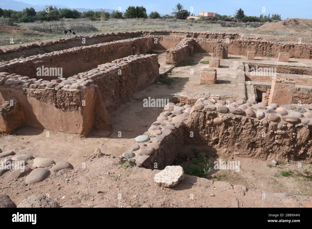 Aghmat, Morocco. 2nd Mar, 2020. The archaeological ruins near Aghmat ...
