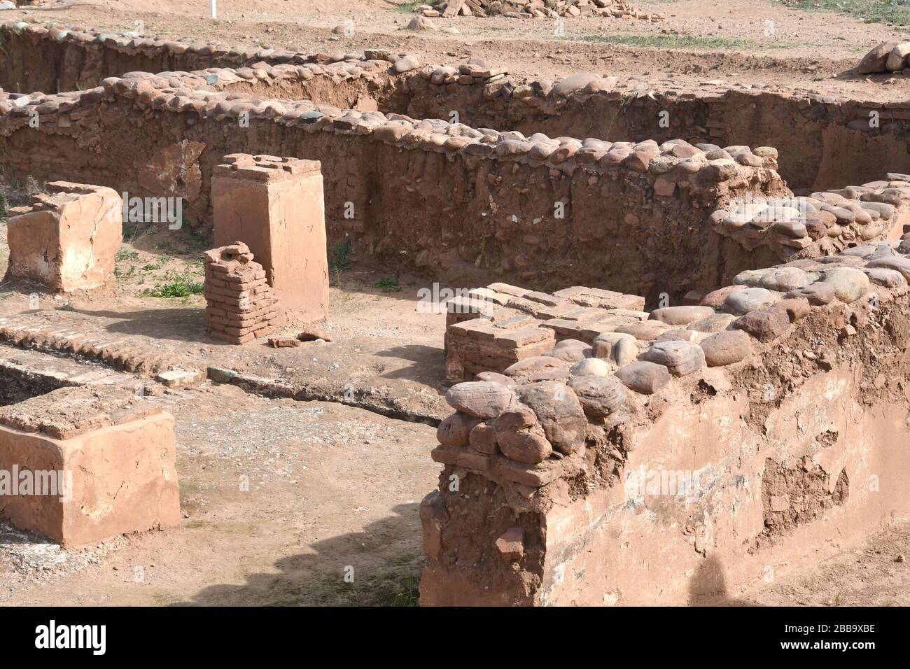 Aghmat, Morocco. 2nd Mar, 2020. The archaeological ruins near Aghmat ...