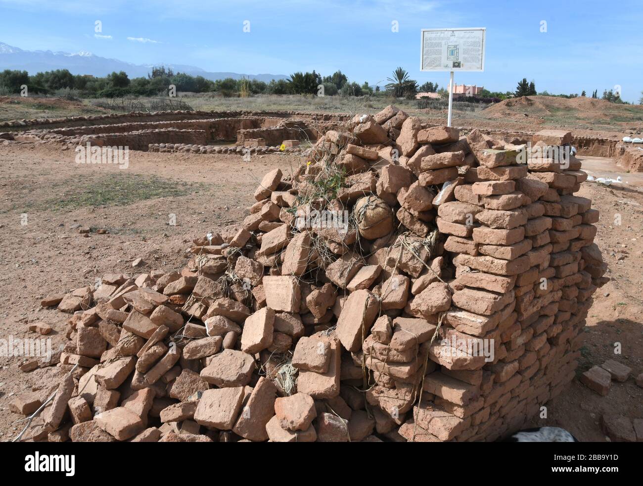 Aghmat, Morocco. 2nd Mar, 2020. The archaeological ruins near Aghmat ...