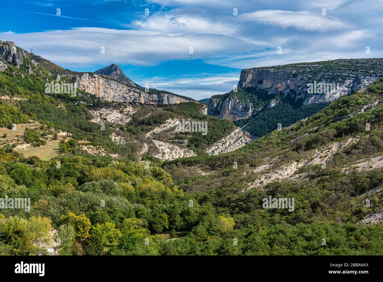 Verdon Gorge, Gorges du Verdon, amazing landscape of the famous canyon ...
