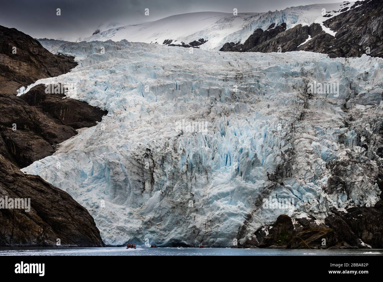 Chile, Patagonia - Glacier Condor Stock Photo - Alamy