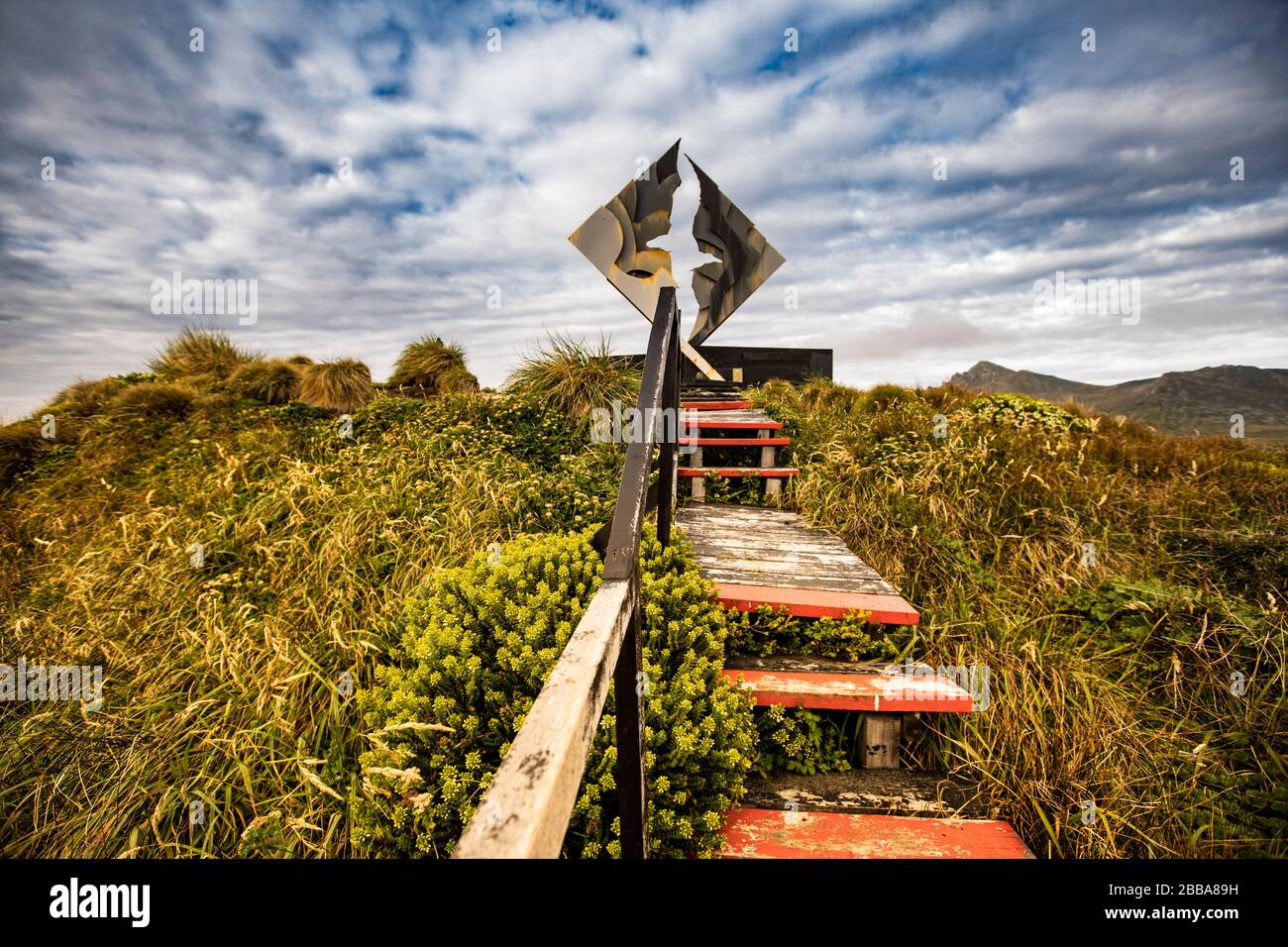 Chile, Patagonia - Cape Horn - the Monument Stock Photo - Alamy