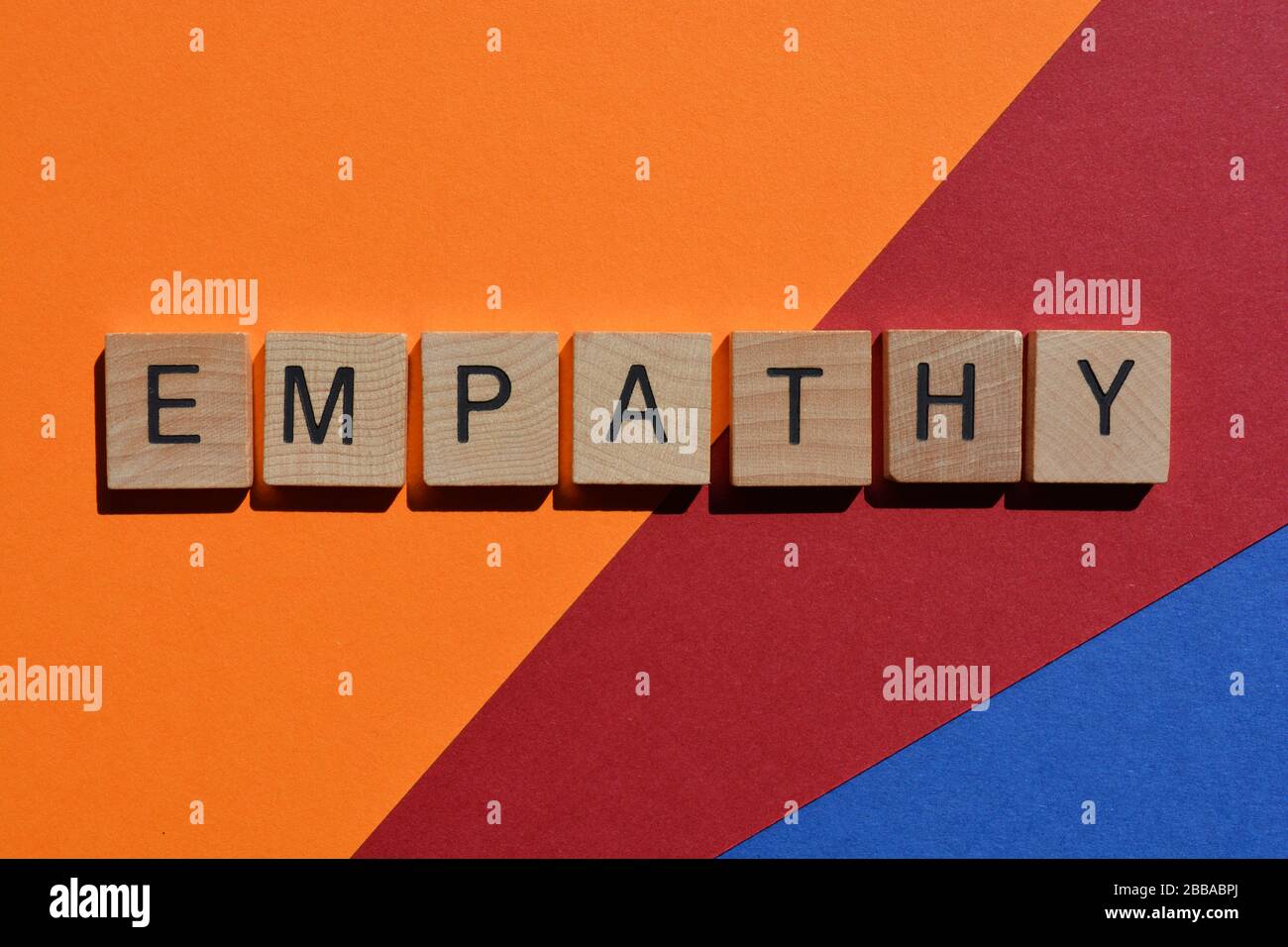 Empathy, word on colourful background Stock Photo - Alamy