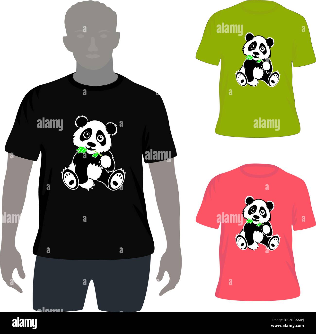 Cute panda t shirt hi-res stock photography and images - Alamy