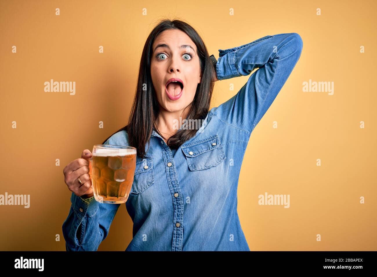 Drink beer on crazy open hi-res stock photography and images - Alamy