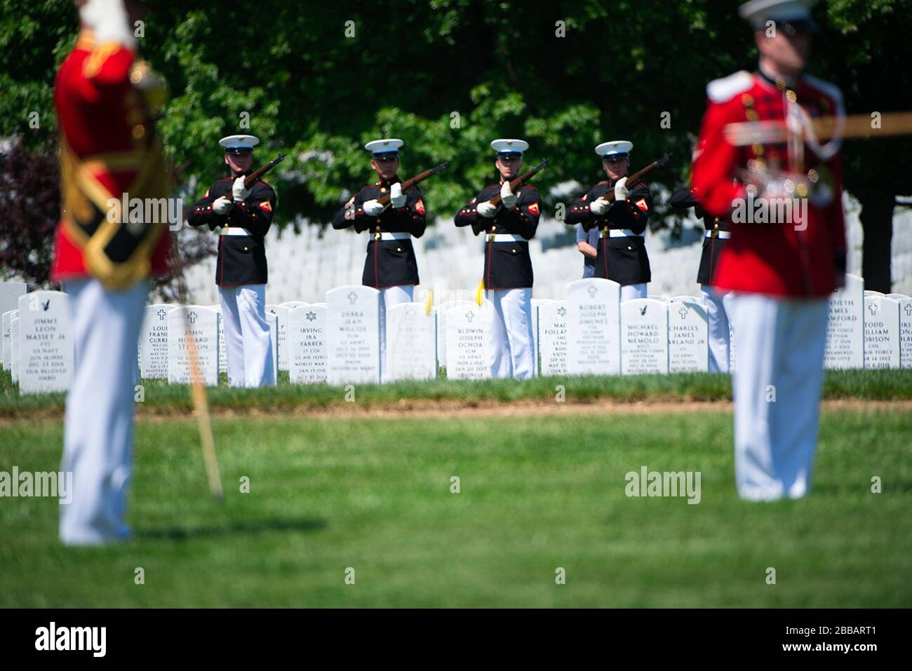 Three rifle volley hi-res stock photography and images - Alamy