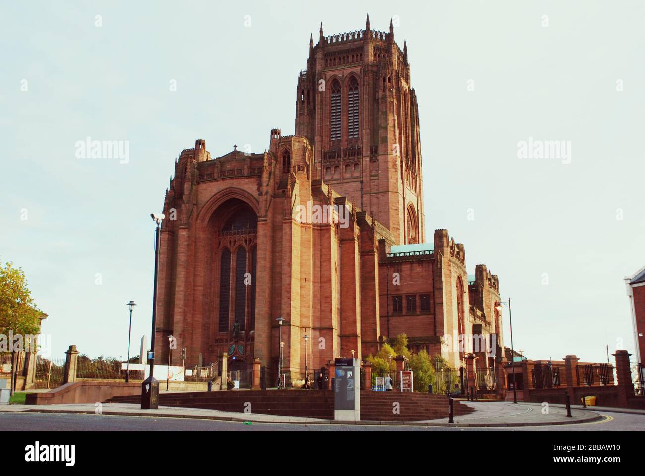 Liverpool Anglican Cathedral Largest in UK Stock Photo - Alamy
