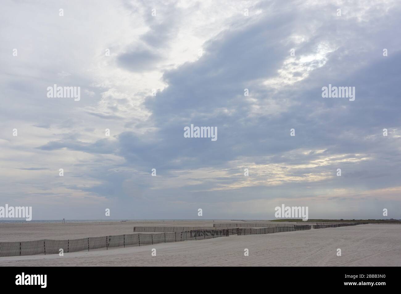 Jones Beach State Park, New York, USA: Fencing protects this Long ...